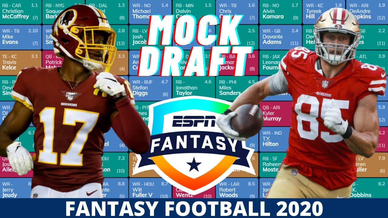 2020 Fantasy Football Mock Draft (Standard) - 10 Team - Pick 9 - YouTube