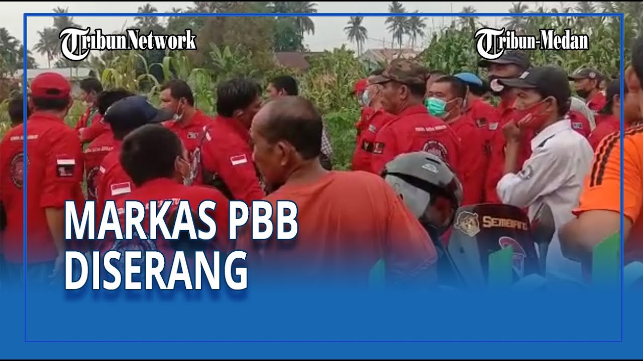 Markas PBB Medan Tuntungan Diserang Pemuda Pancasila - YouTube