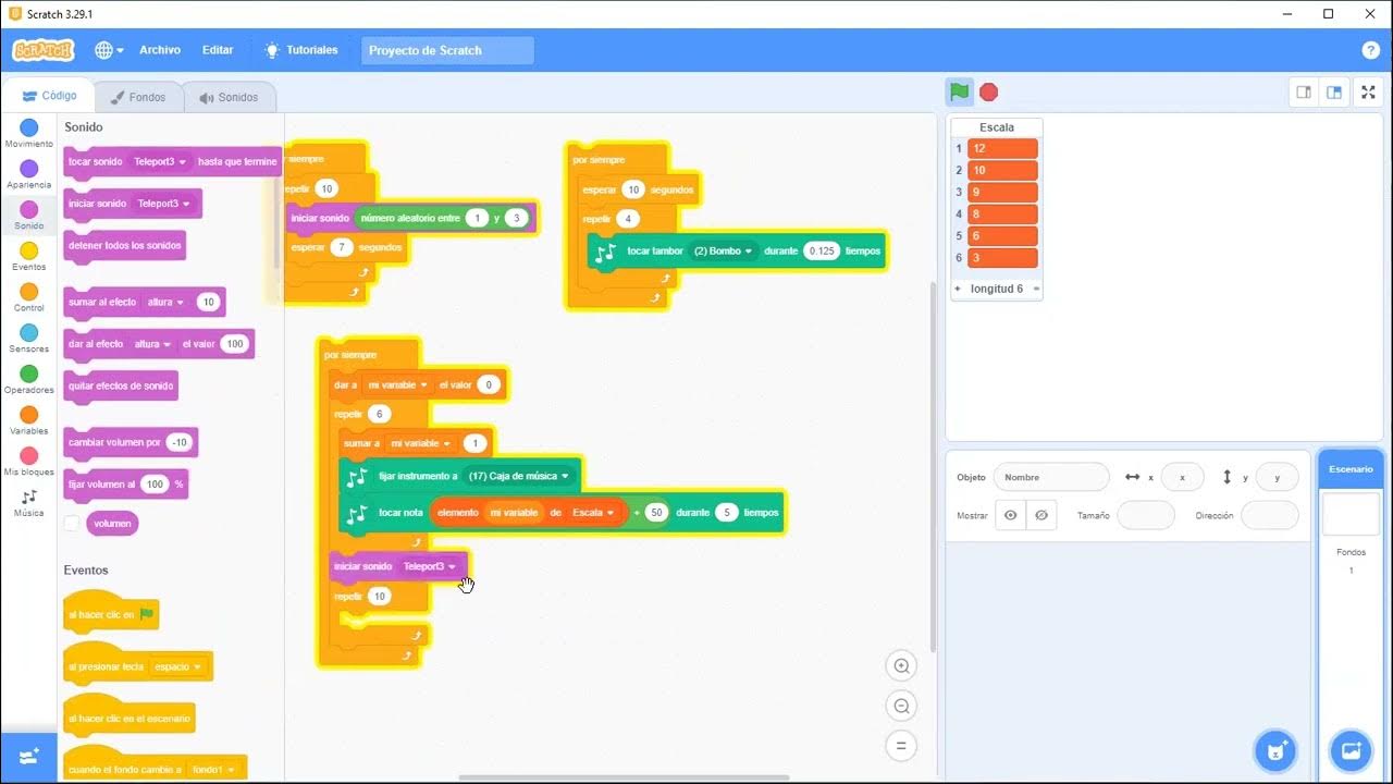 Improvisación musical con Scratch - Live coding - #1 - YouTube