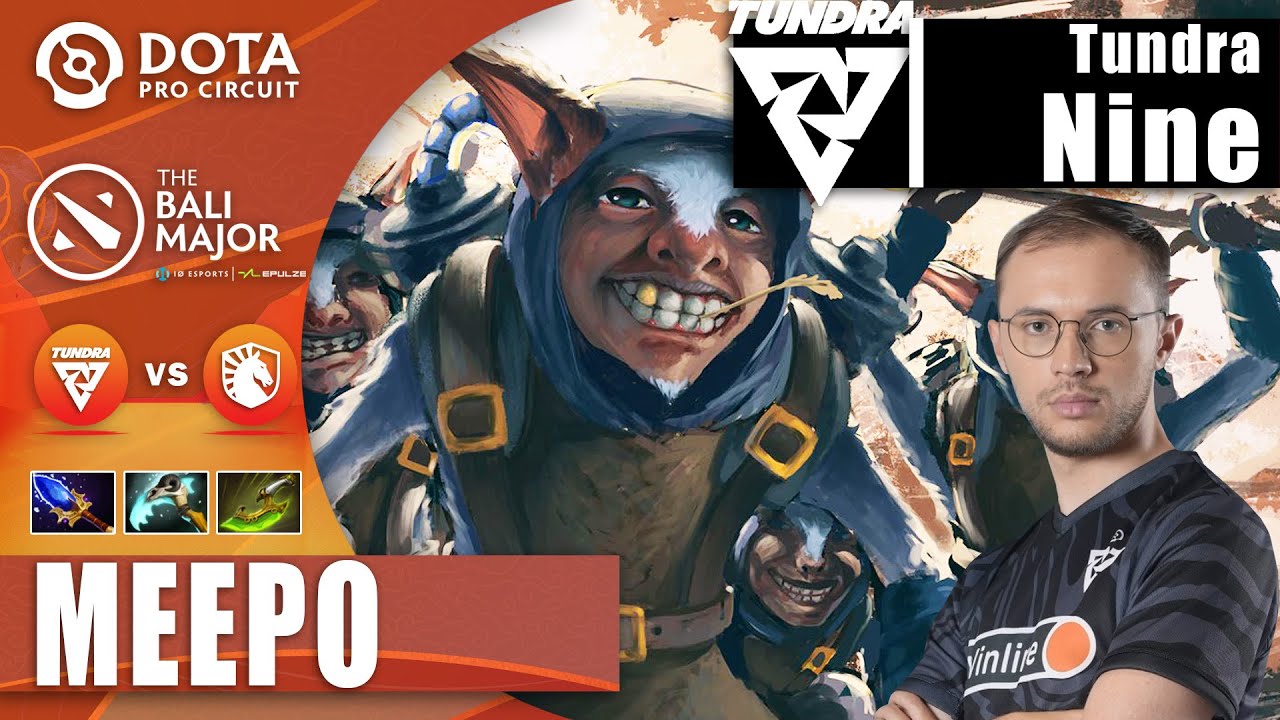 LIQUID vs TUNDRA | SUPER RARE NINE MIDLANE MEEPO BIG COMEBACK 😲 | DOTA 2 BALI MAJOR 2023 ...