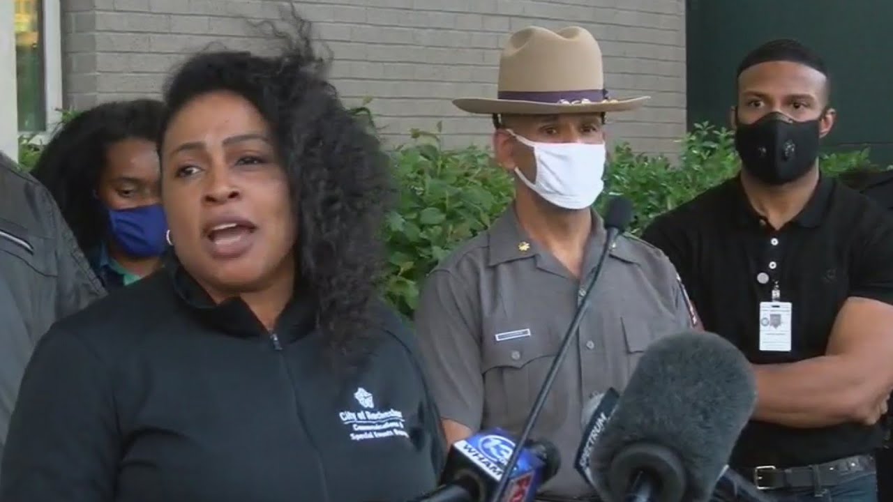 Mayor Warren addresses media after protest turns violent, reports of ...