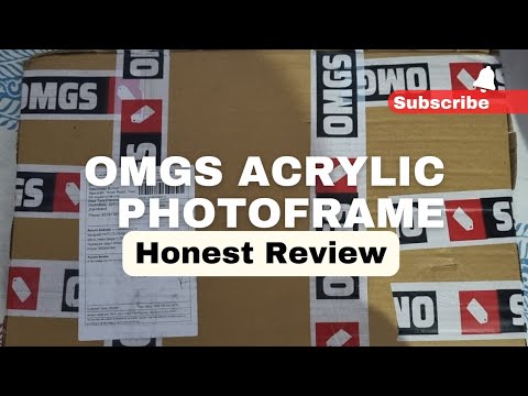 OMGS Acrylic Photo frame(18×12)inches3mm||Review||waterproof||ACRYLIC ...