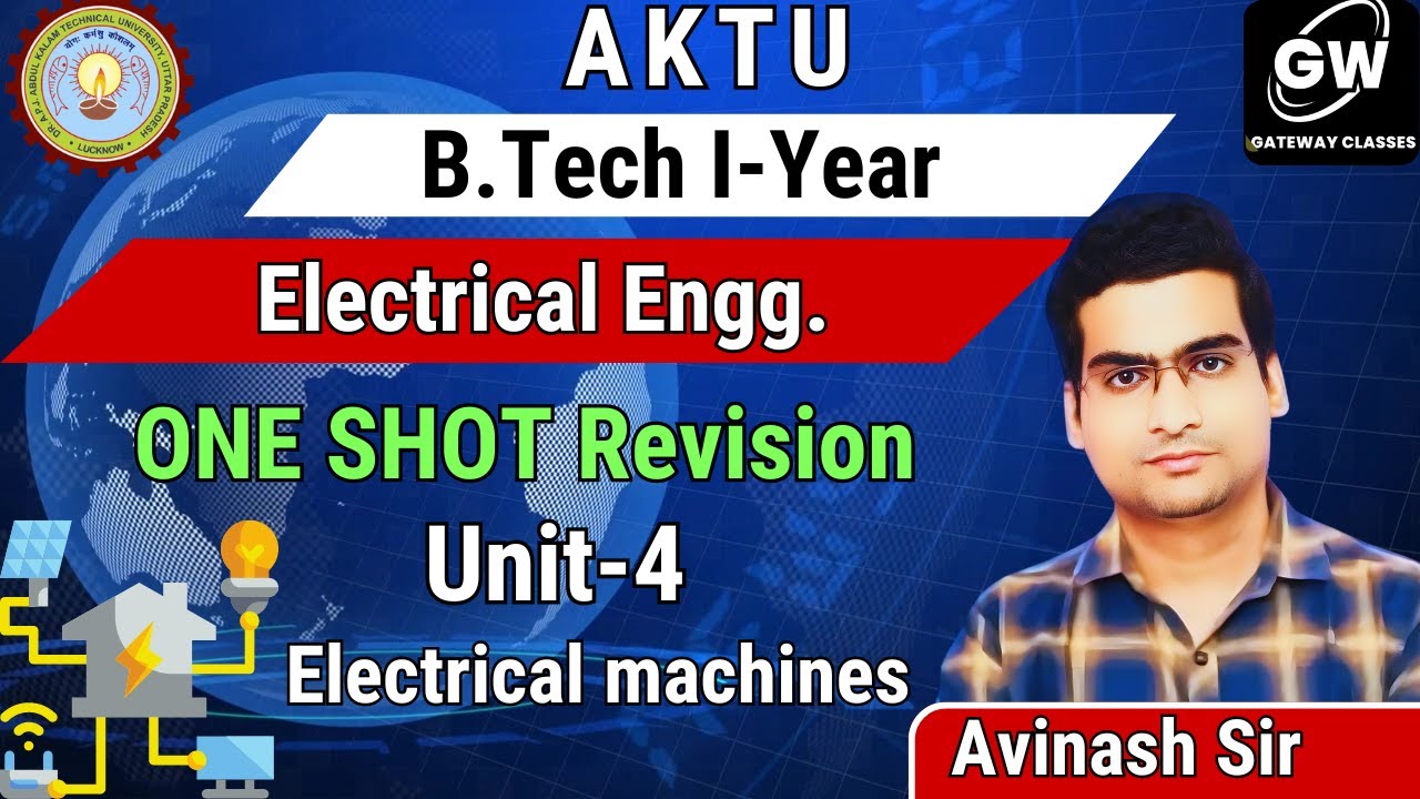 UNIT-4 I One Shot I Electrical Engg. I by Avinash Sir I Gateway Classes I AKTU - YouTube