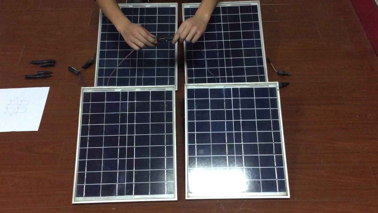 DC Solar Pump Installation--How to connect Solar panel - YouTube