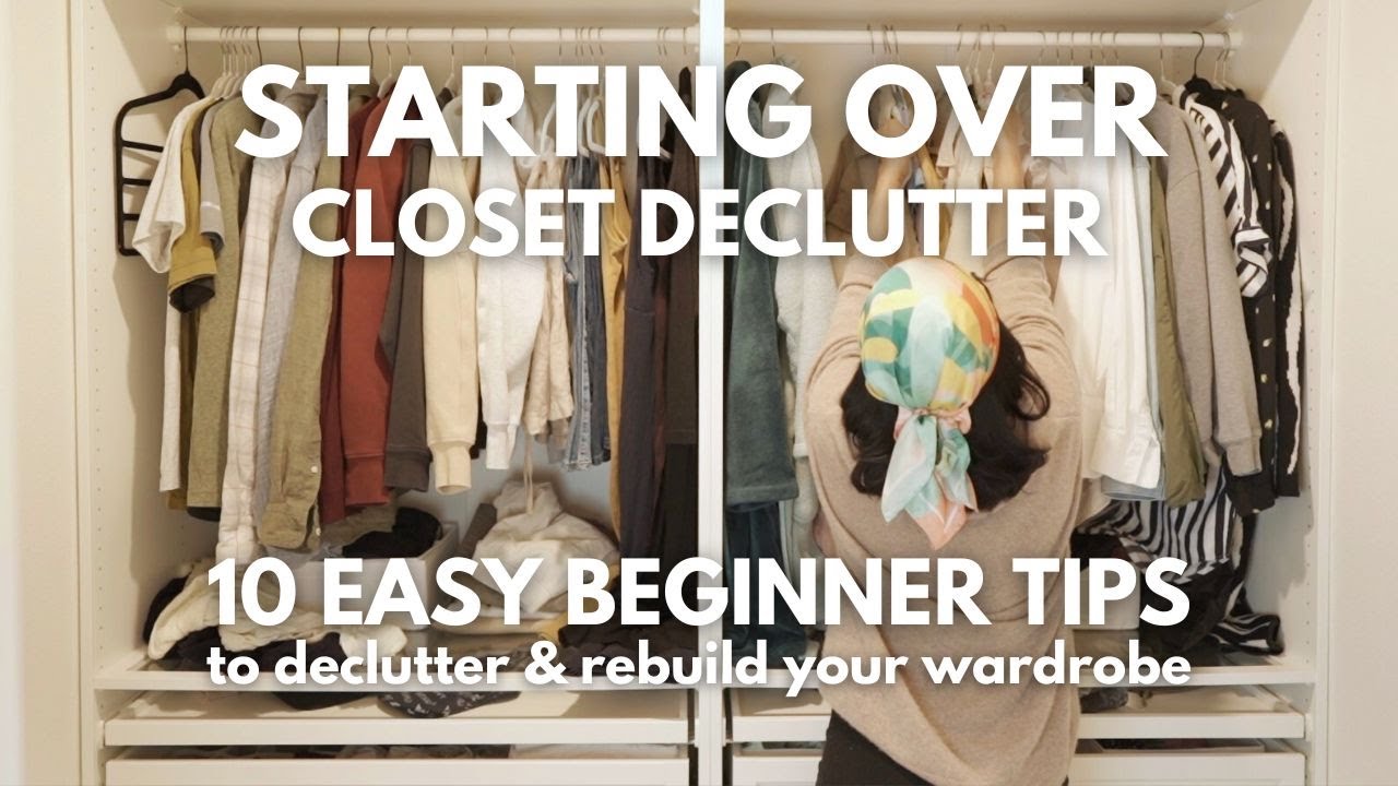 Getting rid of 75% of my closet | How to declutter | 10 minimalist ...