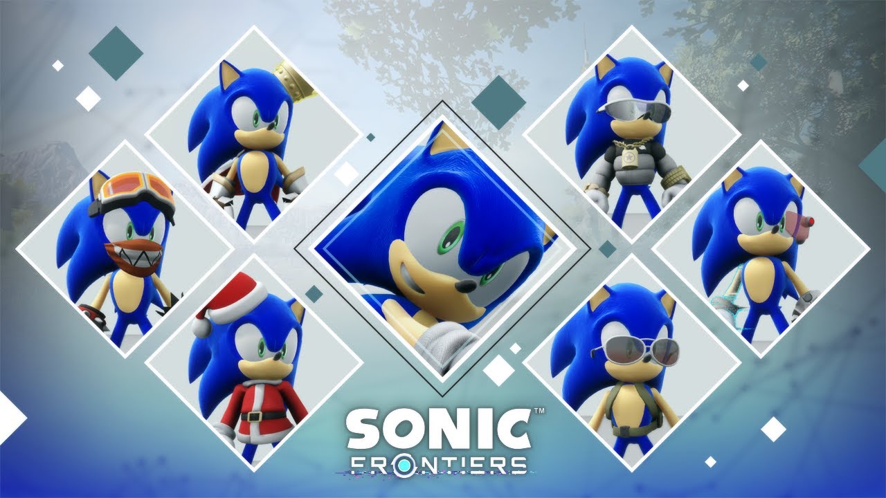 Sonic Frontiers: Frontiers Model Edits & New Outfits - YouTube