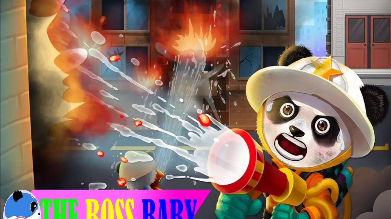 The Boss Baby - Fire Trucks For Children Kids. Construction Games ...