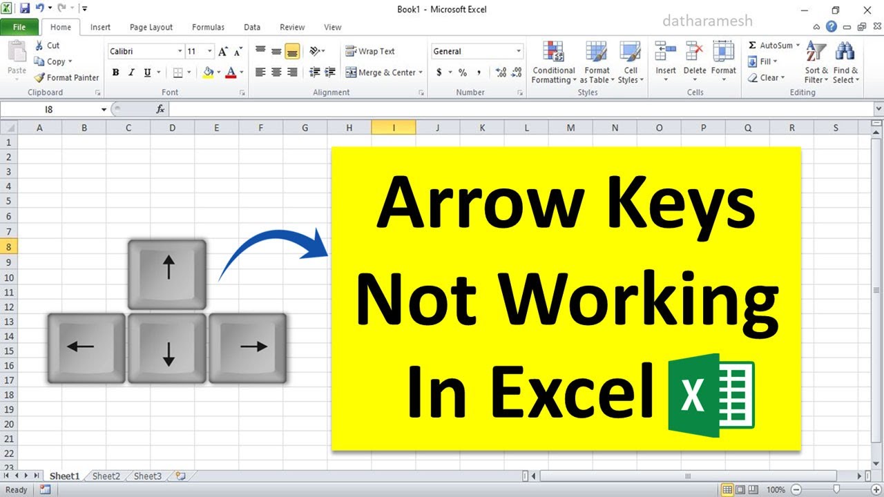 How To Fix Arrow Keys Not Working In Excel YouTube How To Fix Arrow Keys Not Working In Excel YouTube