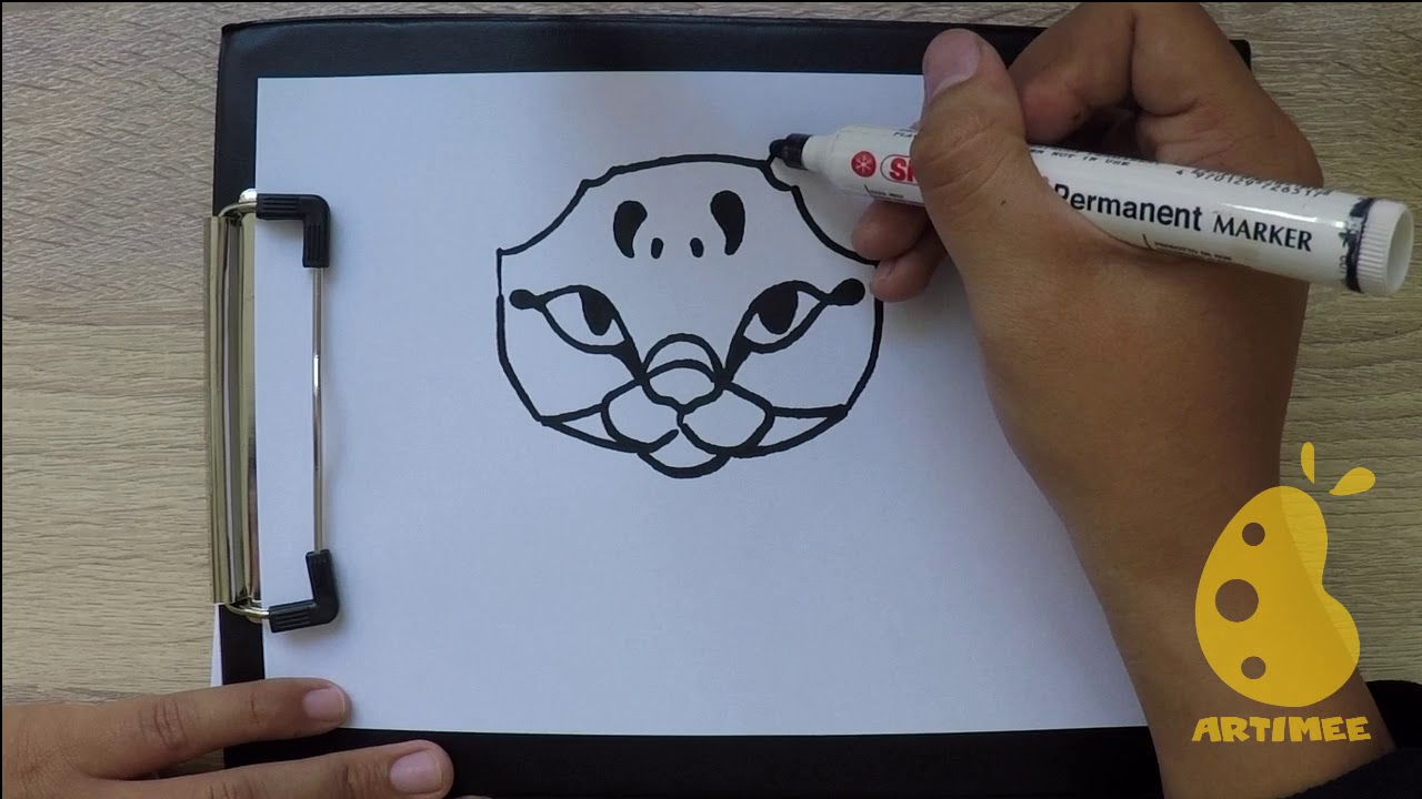 How to Draw serval - YouTube