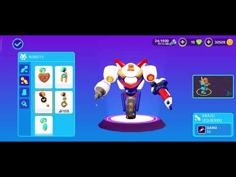 Todas las mejoras de los robots en PK xd - YouTube