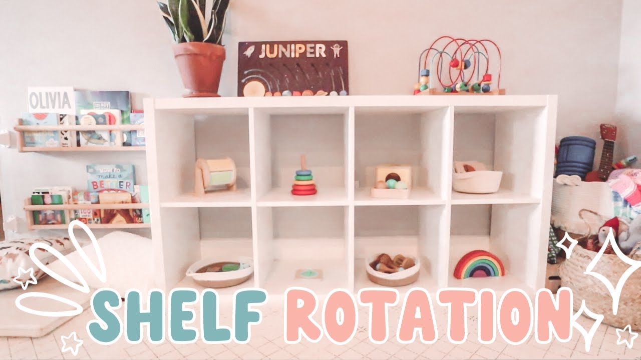 A DAY OF PLAY! || Starting a Toy Shelf Rotation || Our Favorite Baby ...