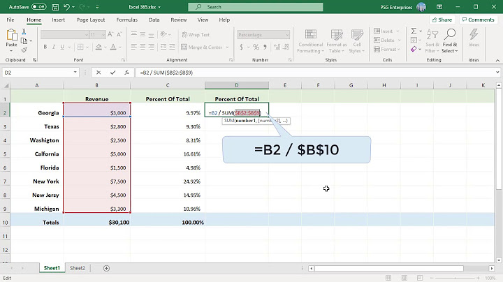 How to calculate percentage of budget spent in excel