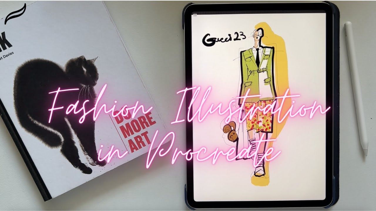 FASHION ILLUSTRATION IN PROCREATE / Digital fashion art tutorial for ...
