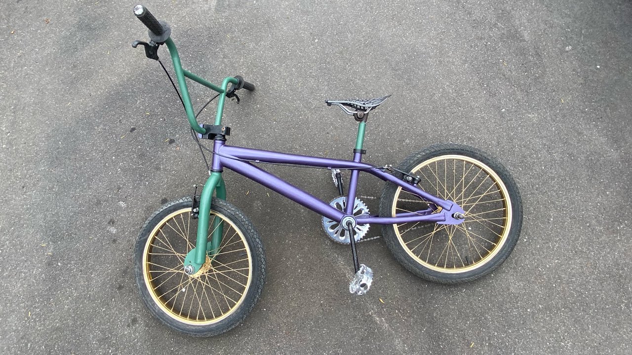 I gave my £2.50 BMX a MASSIVE Glow-Up - YouTube