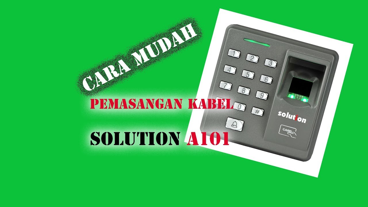 SOLUTION A101 PEMASANGAN KABEL - YouTube