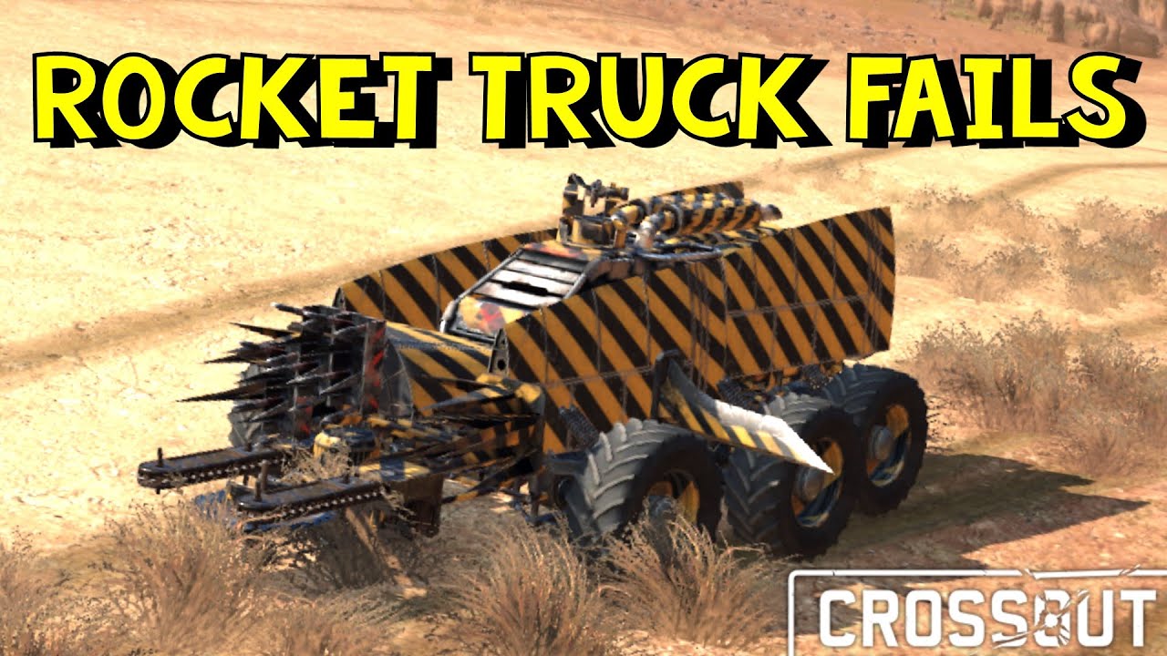 Crossout | Rocket Melee Truck Fails - YouTube