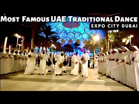 UAE Traditional Dance I Live Performance by Emirati Men at Expo City ...