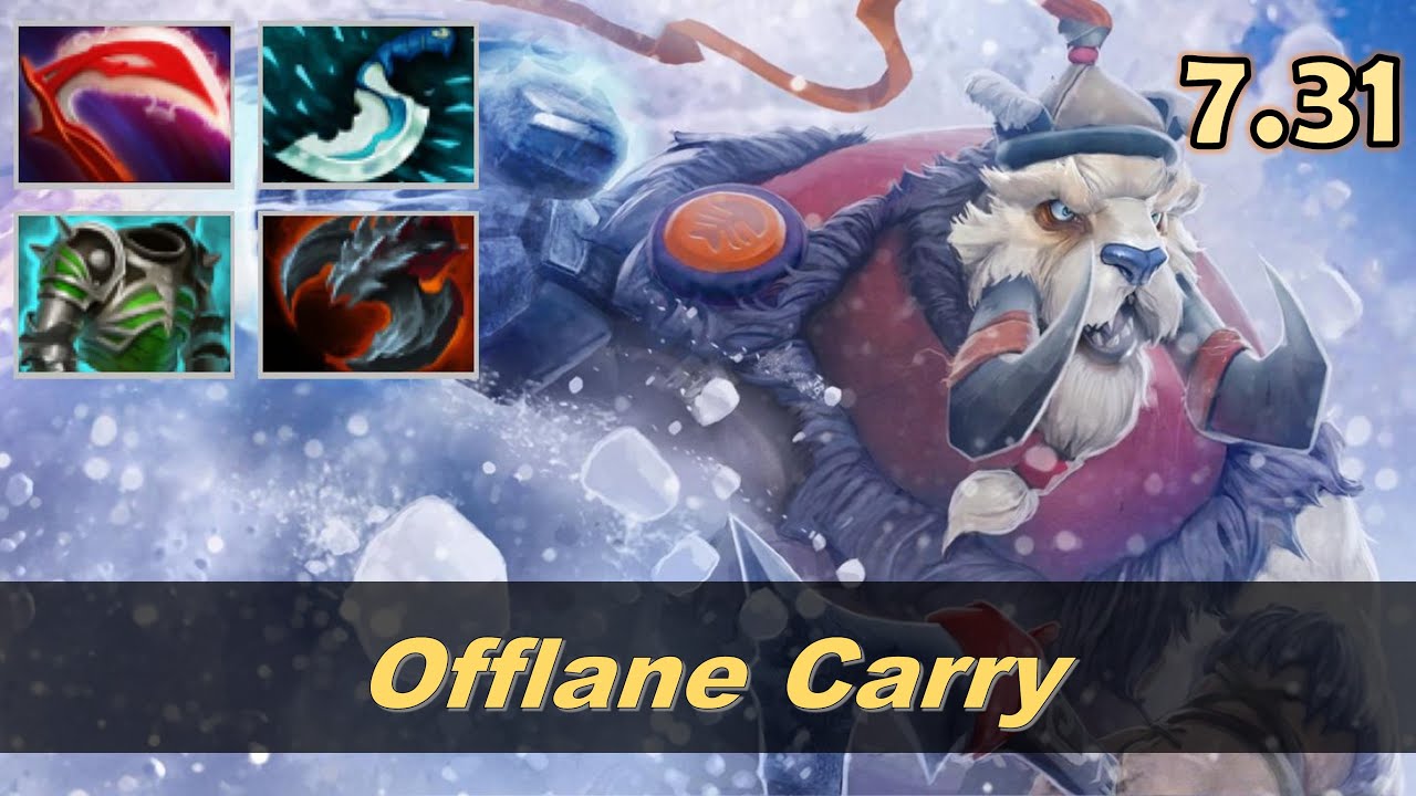 Tusk Offlane Carry Build | Dota 2 7.31 New Meta Highlights - YouTube