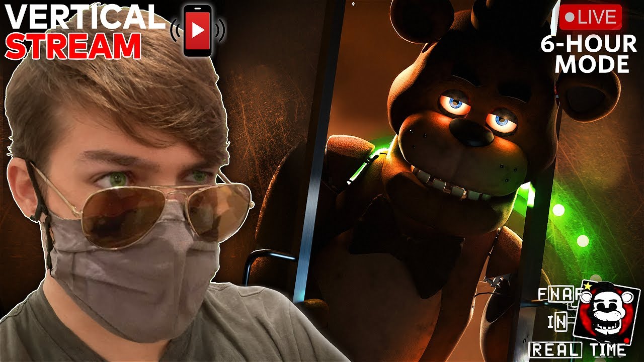 FNAF: In Real Time | 6 HOUR MODE | VERTICAL | WORLD RECORD - YouTube