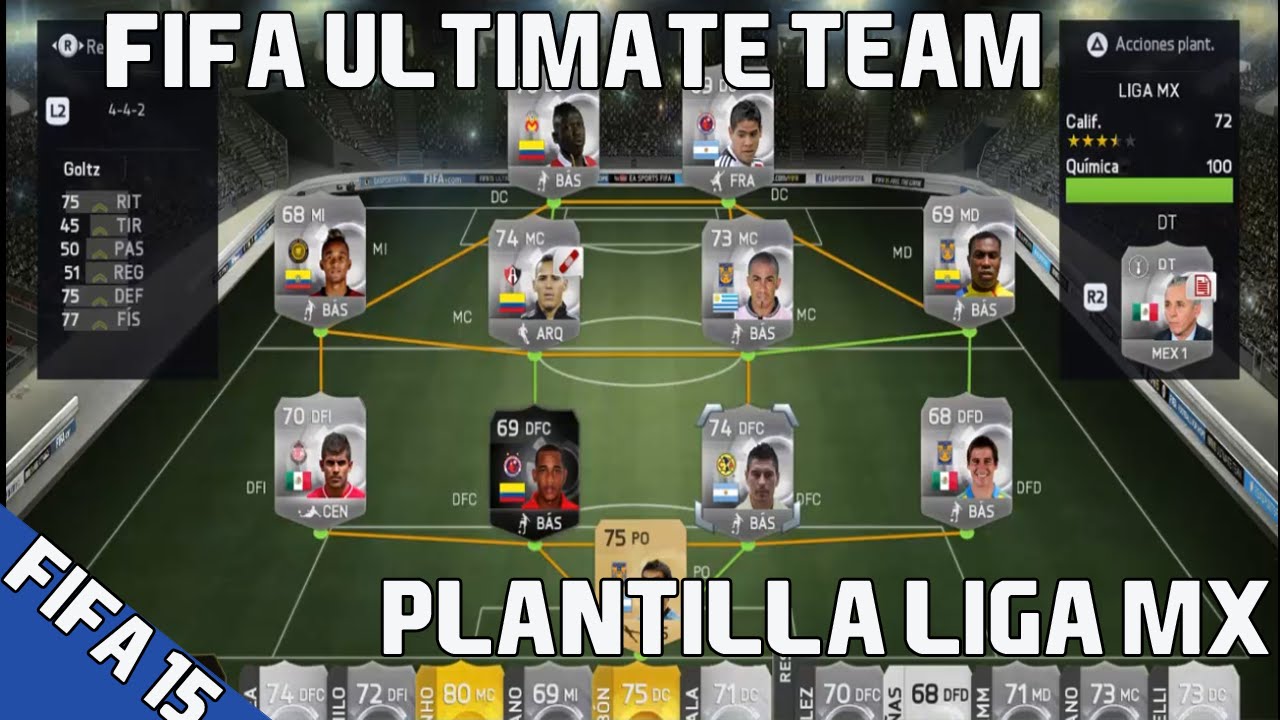 FIFA 15 Ultimate Team | El Mejor Equipo Liga MX | PS4 Español - YouTube