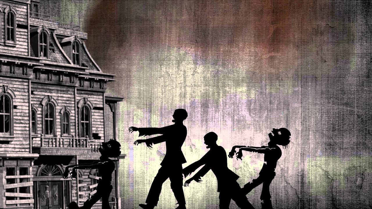 Zombie theme motion graphic - YouTube