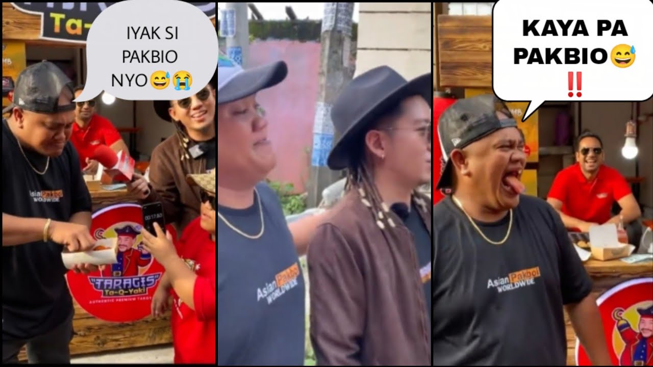 PAKBIO BEHIND THE SCENES TARAGIS TAKOYAKI CHALLENGE 🌶️🔥‼️ ( PLEASE LIKE ...