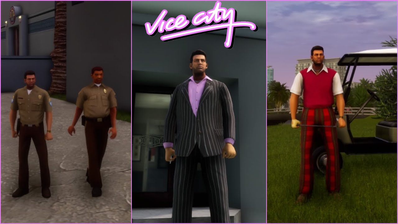 Ranking every Tommy Vercetti outfit in GTA Vice City The Definitive ...