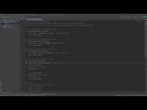 Temperature Conversion Program with User Input (Python) - YouTube