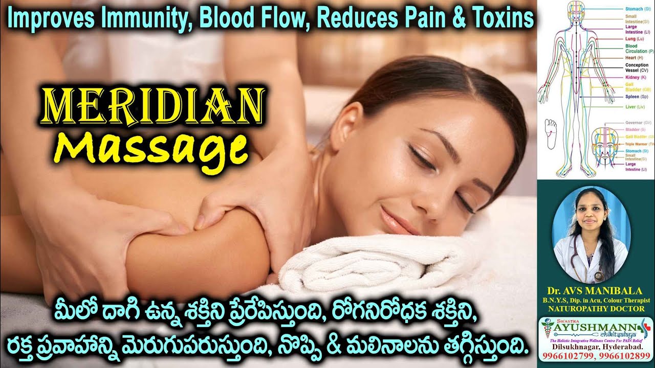 Meridian Massage Holistic Healing at Ayushmann Clinic, Hyderabad - YouTube
