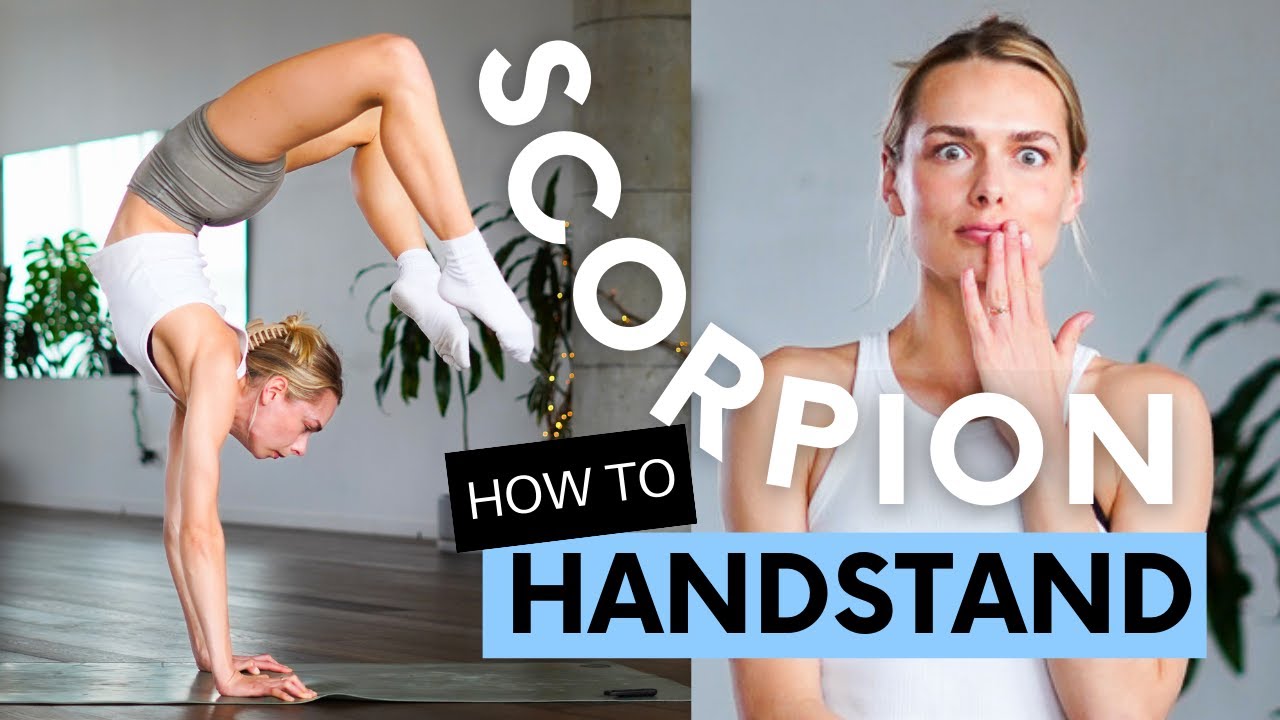 Learn how to do a Scorpion Handstand / Yoga Vrschikasana - Best Tips - Advanced hand balancing ...