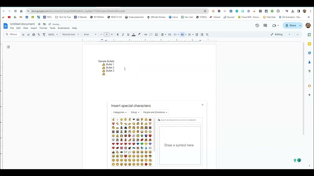 Tech Tip Tuesday - Create Custom Bullets in Google Docs - YouTube