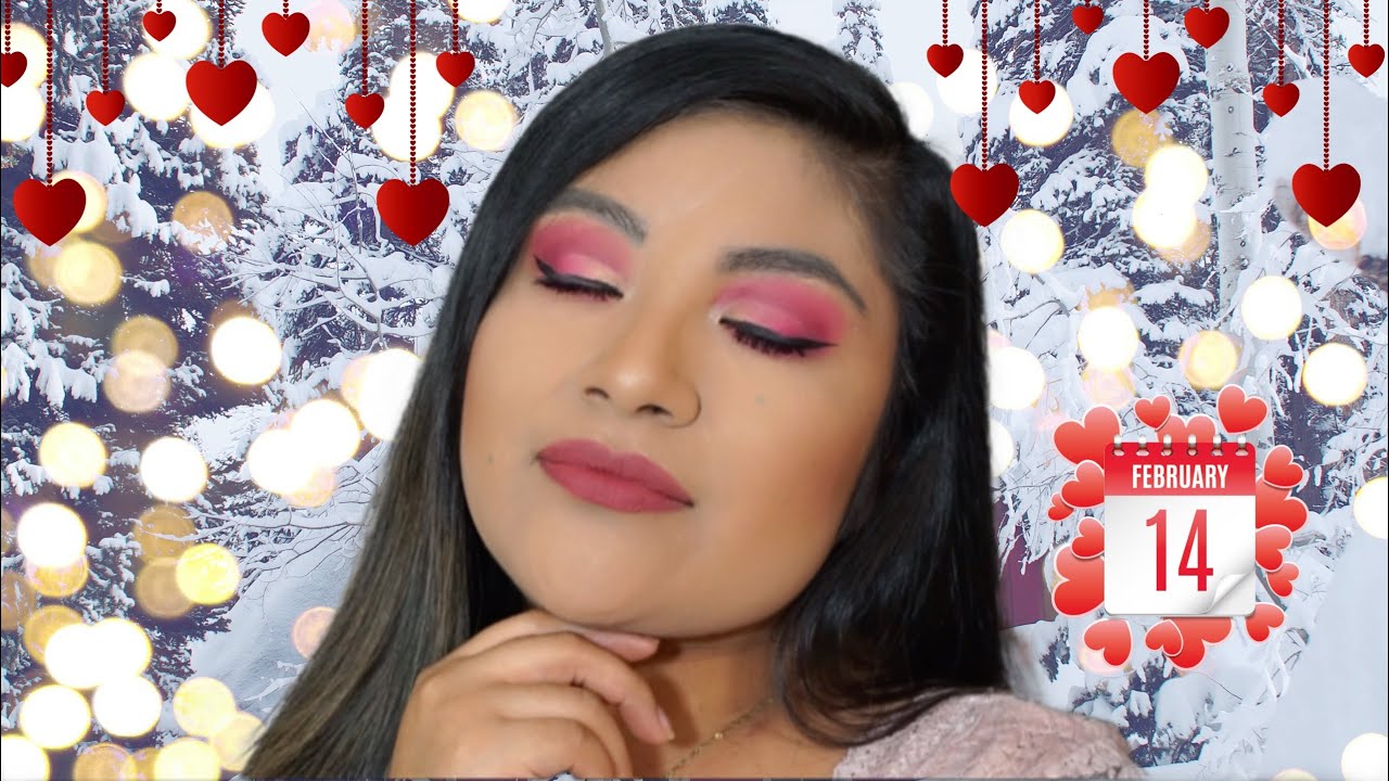 VALENTINE'S DAY MAKEUP LOOK💋💄 - YouTube