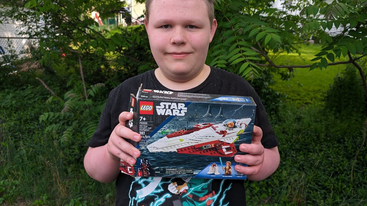 Lego Star Wars Obi-wan Jedi Starfighter. Set Number 75333 - YouTube