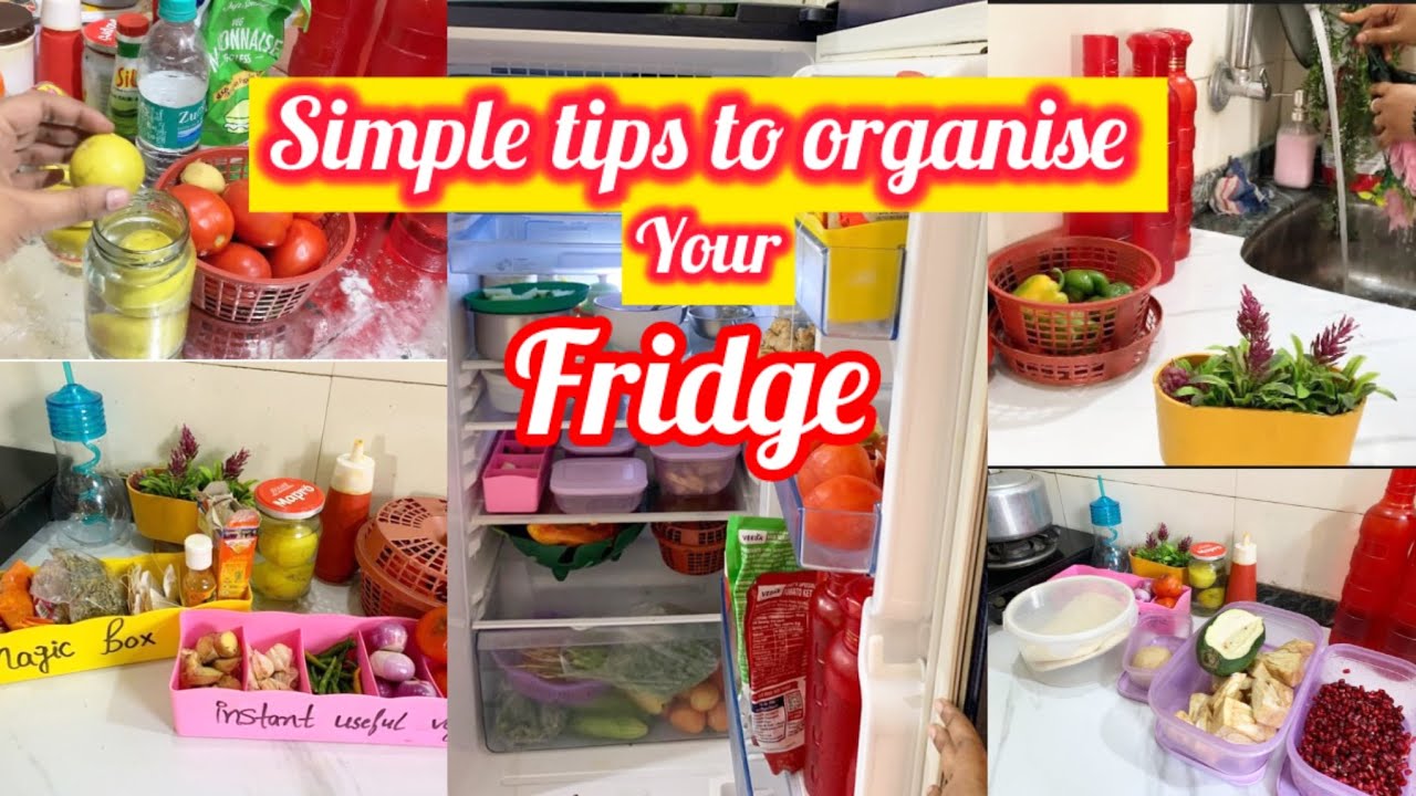 Simple way to organise your fridge || small fridge organization 💡 ideas ...