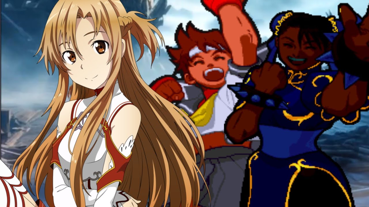 【MUGEN】Asuna VS Dark Sakura ＆ Shadow Lady - YouTube