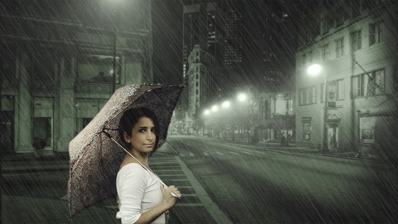 Rain Effect - Photoshop CS6 Tutorial - YouTube