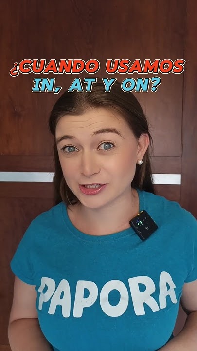 ¿In, at o on? Si te confunden estas preposiciones, este video es para ti - YouTube