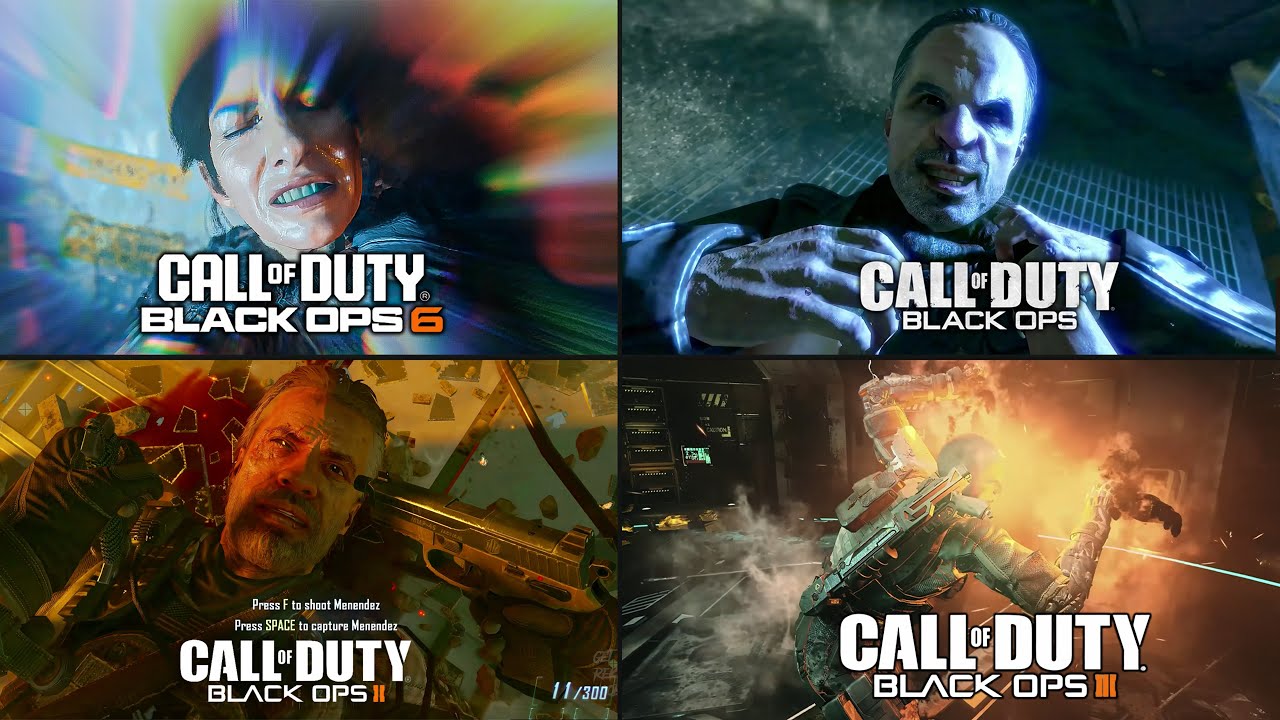 Call of Duty Black Ops 6 - Villain's Death Scene Comparison (BO1, BO2 ...