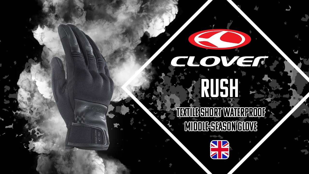 CLOVER RUSH GLOVE - Man textile short waterproof middle season glove ...