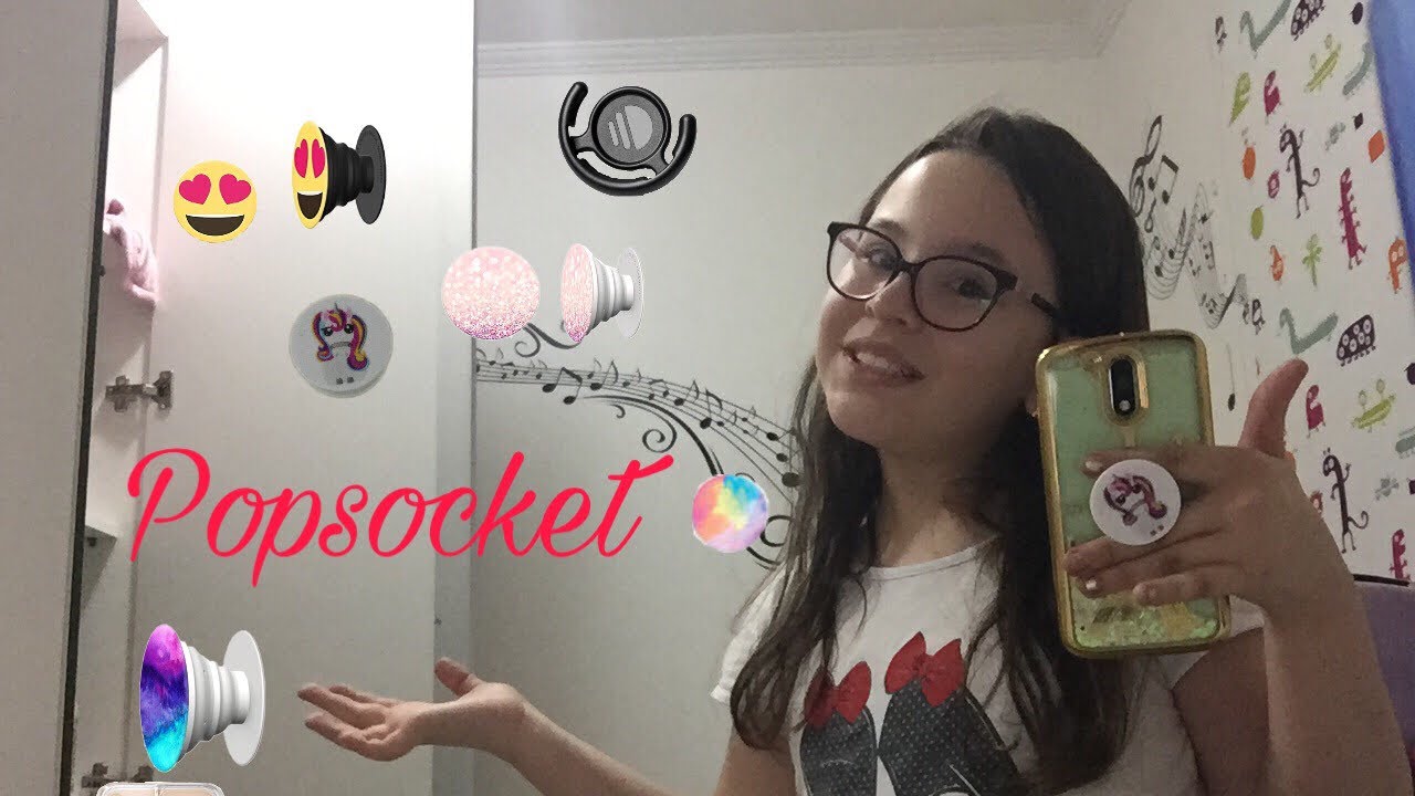 POPSOCKET: Ensinando a colocar popsocket no celular 📱 - YouTube