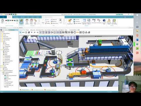 Tutorial "Tecnomatix Plant Simulation" automated sortation systems. - YouTube
