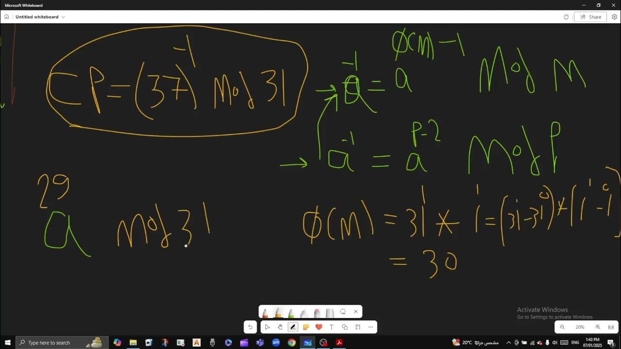 CH 7 PART2_(CRT EQ)&(PRIMALITY TEST) - YouTube