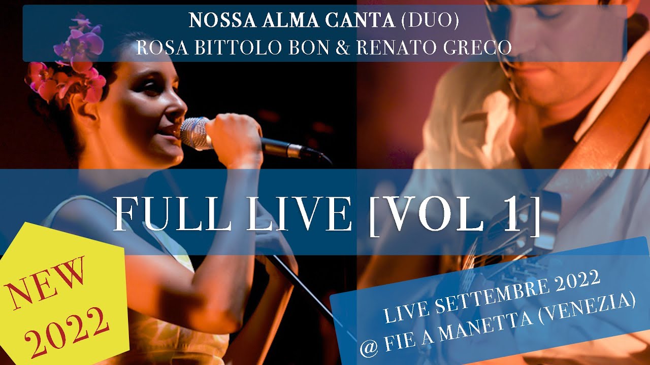 Full live 2022 [PART 1] "fie a manetta" Nossa Alma Canta Rosa Bittolo ...