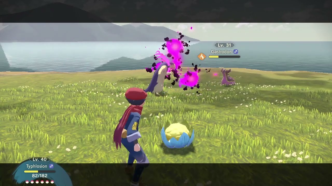 Pokemon Legends Arceus: Hisuian Typhlosion signature move - YouTube