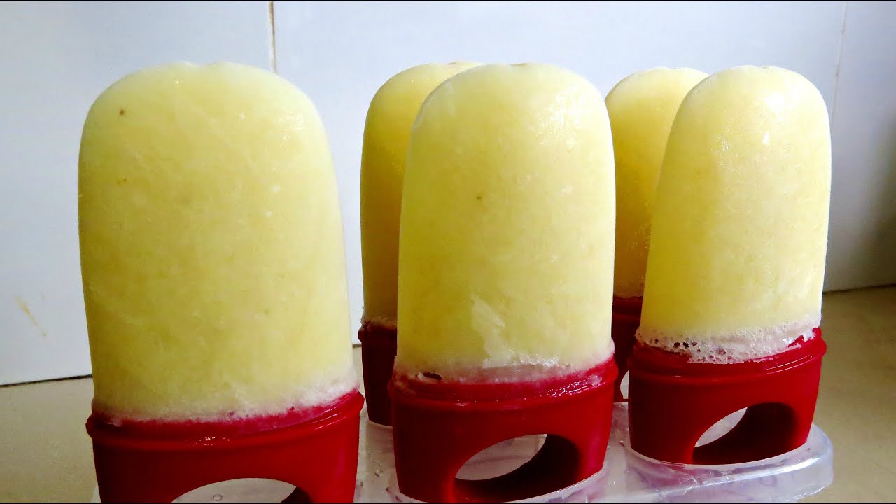HOMEMADE TROPICAL POPSICLES - YouTube