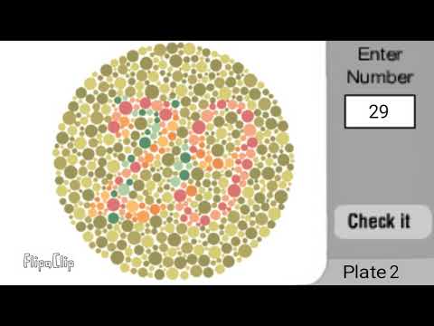 Color vision deficiency test scare - YouTube