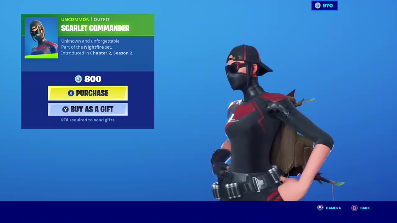 New Scarlet Commander and Crimson Elite Item Shop 3/21/20 - YouTube