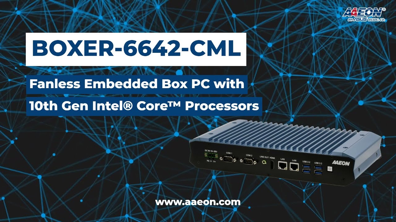 BOXER-6642-CML: Rugged, Fanless Embedded Box PC - YouTube