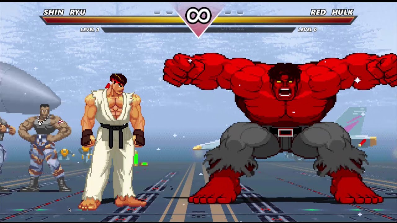 Shin Ryu VS Red Hulk - HIGH LEVEL EPIC FIGHT! - YouTube