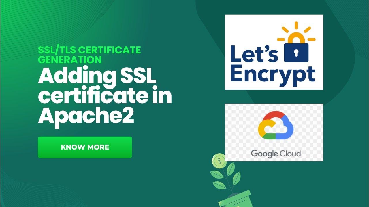 Creating SSL/TLS/HTTPS by using Lets encrypt on Debian Apache2 in GCP - YouTube